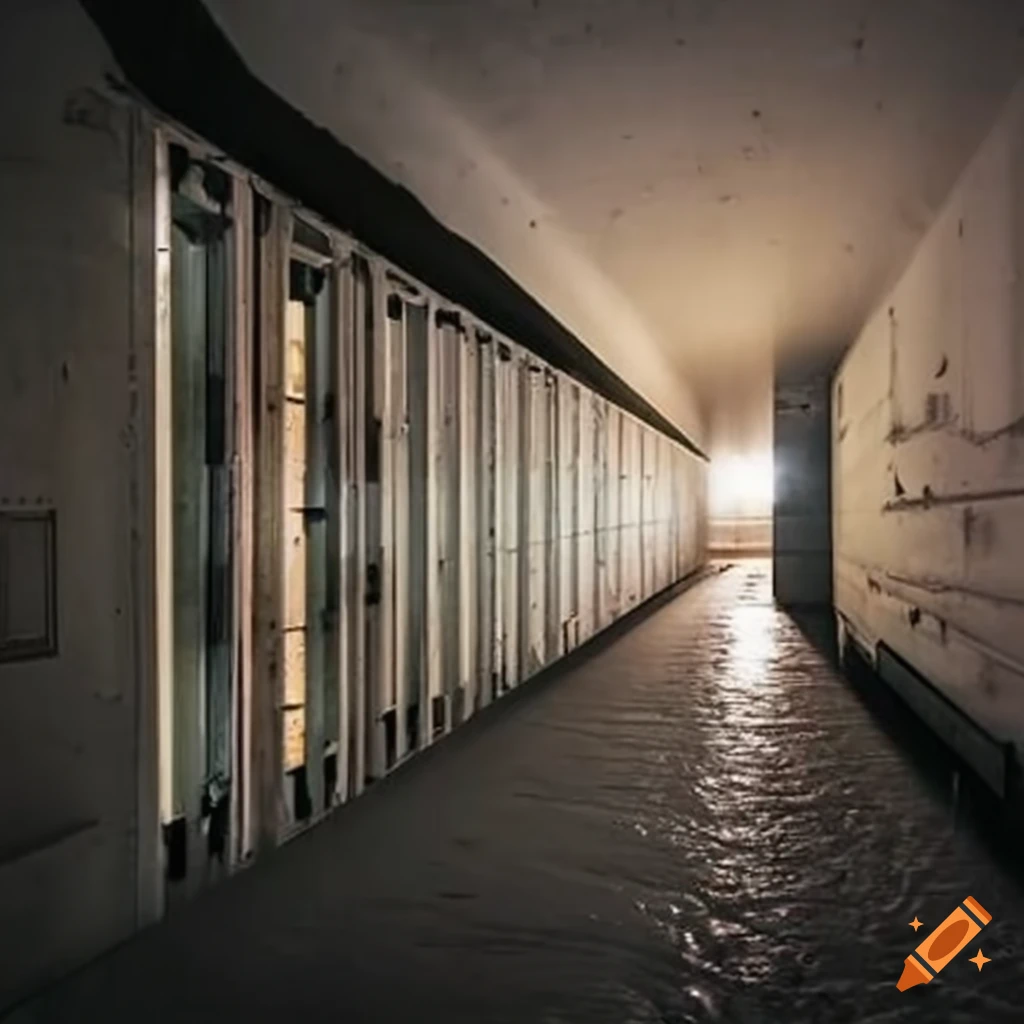 Modern high tech underground bunker for nuclear survival on Craiyon