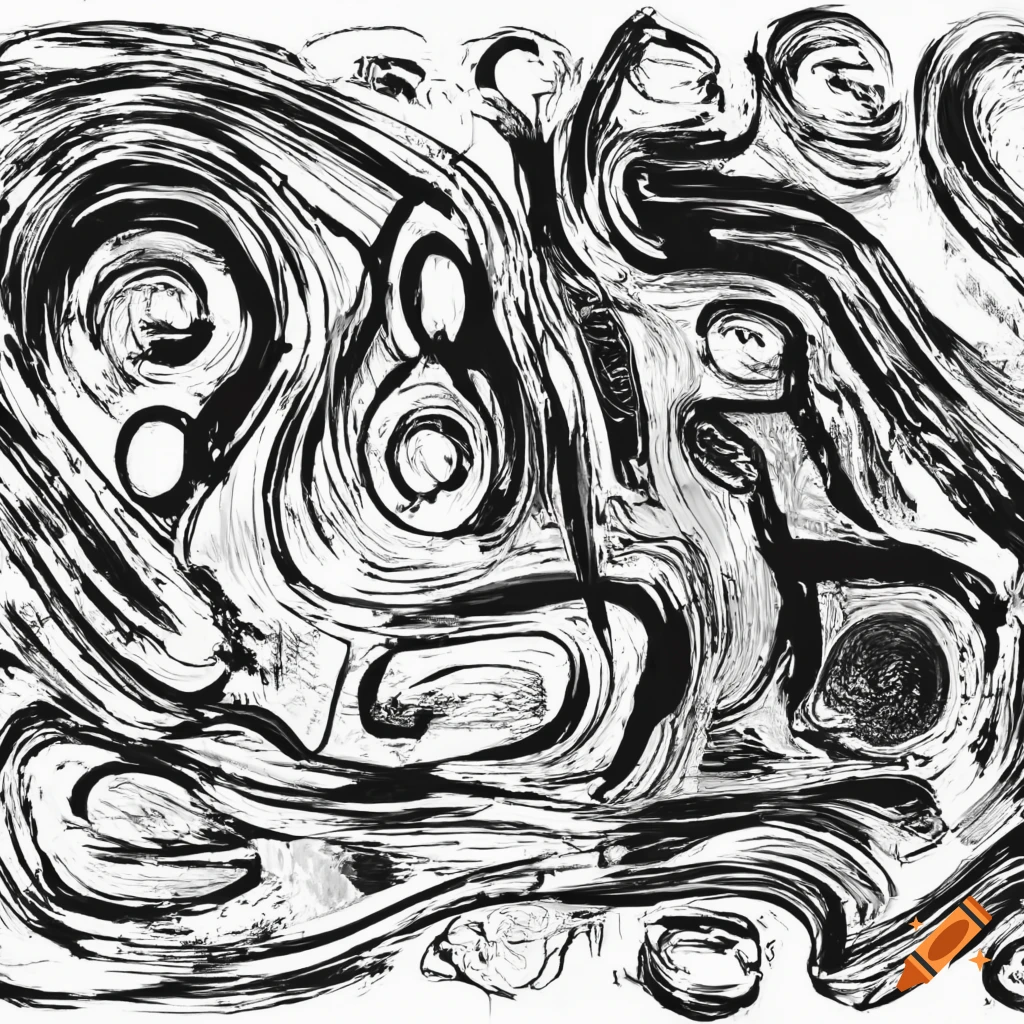 Abstract spooky background on Craiyon