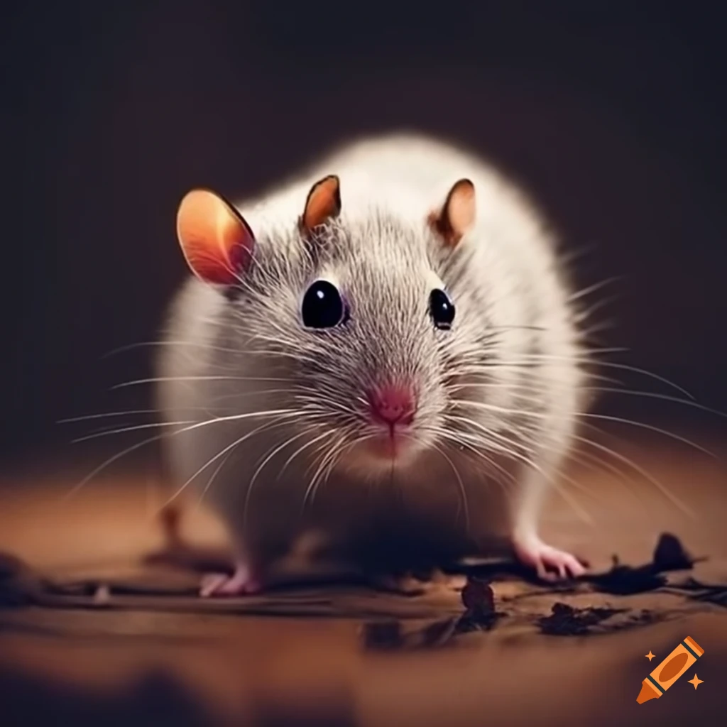 Cute rat on Craiyon