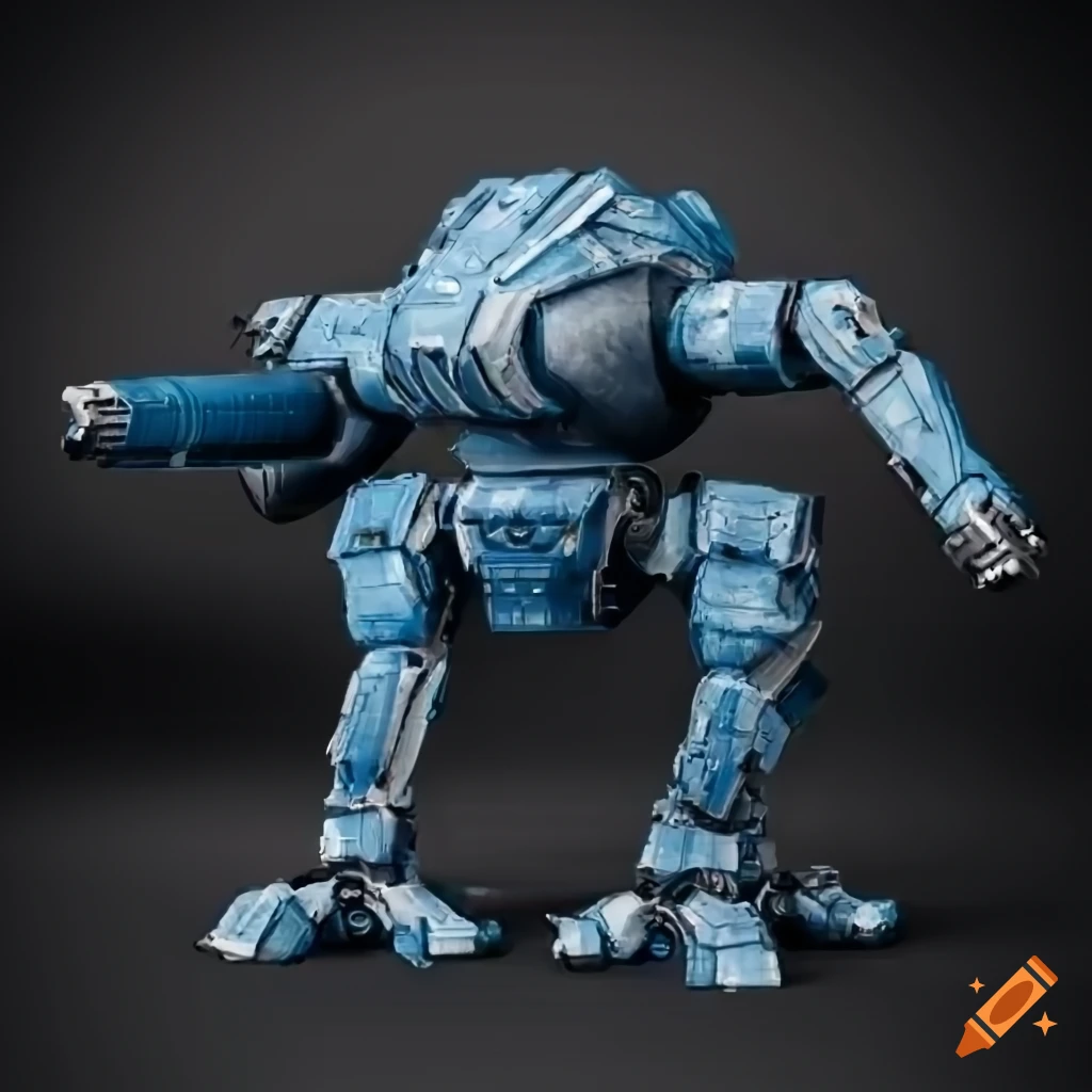 Highgly realistic mechanoid machine on a white background on Craiyon