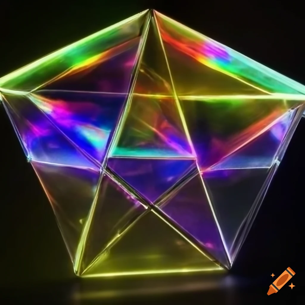 Sharp metal tetrahedrons in the style of marc simonetti on Craiyon