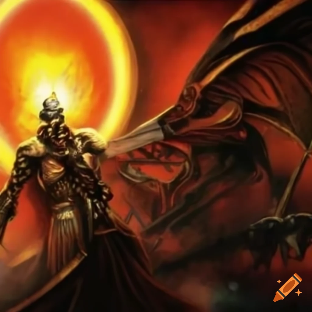 Artwork of King of Swords and 2 of Swords tarot cards on Craiyon