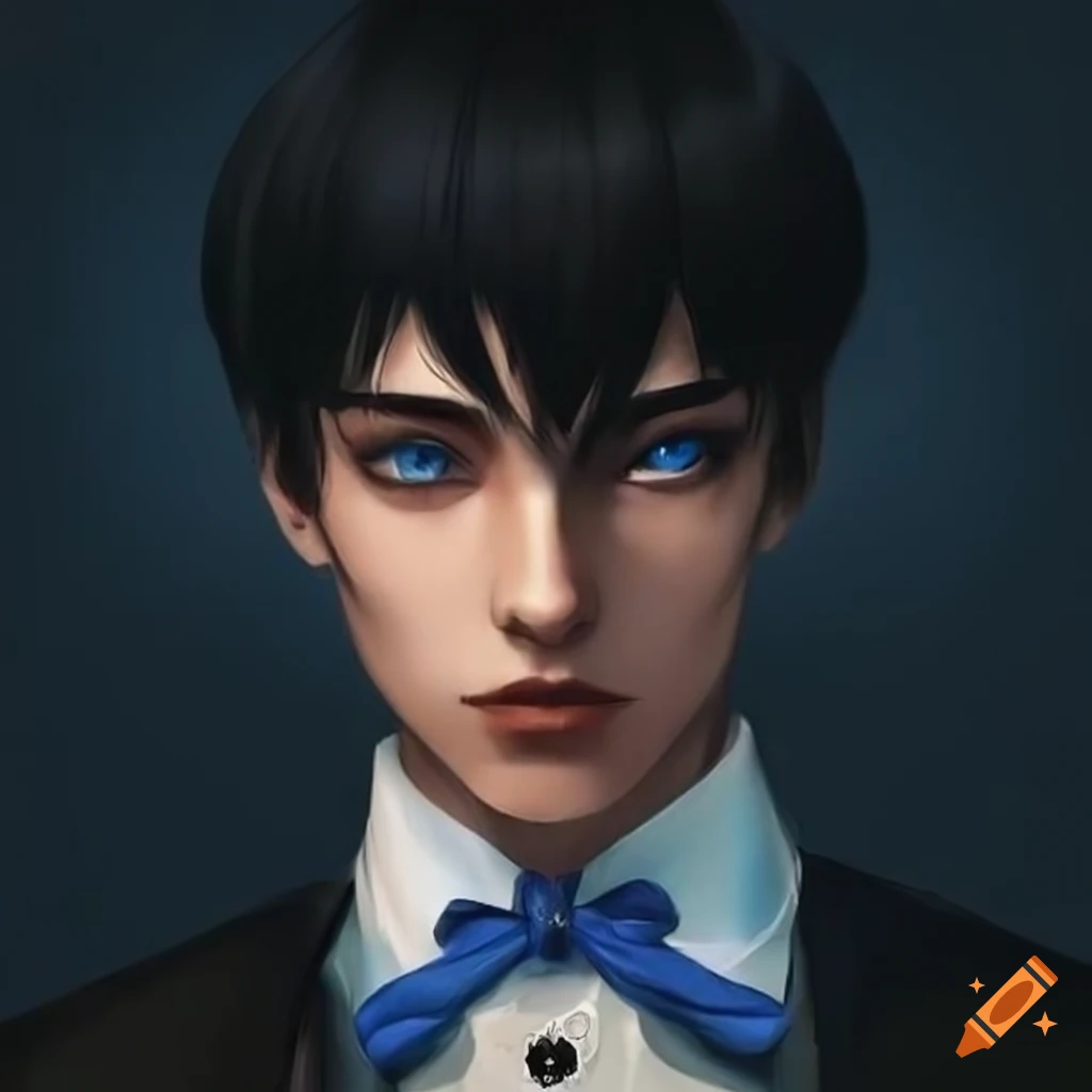 Male model in cosmic-inspired outfit