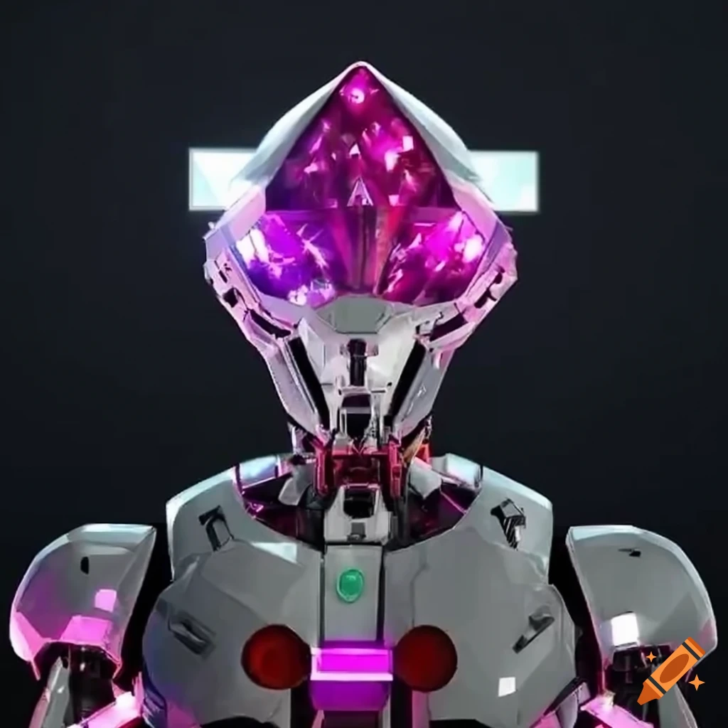 Shining crystal humanoid mecha