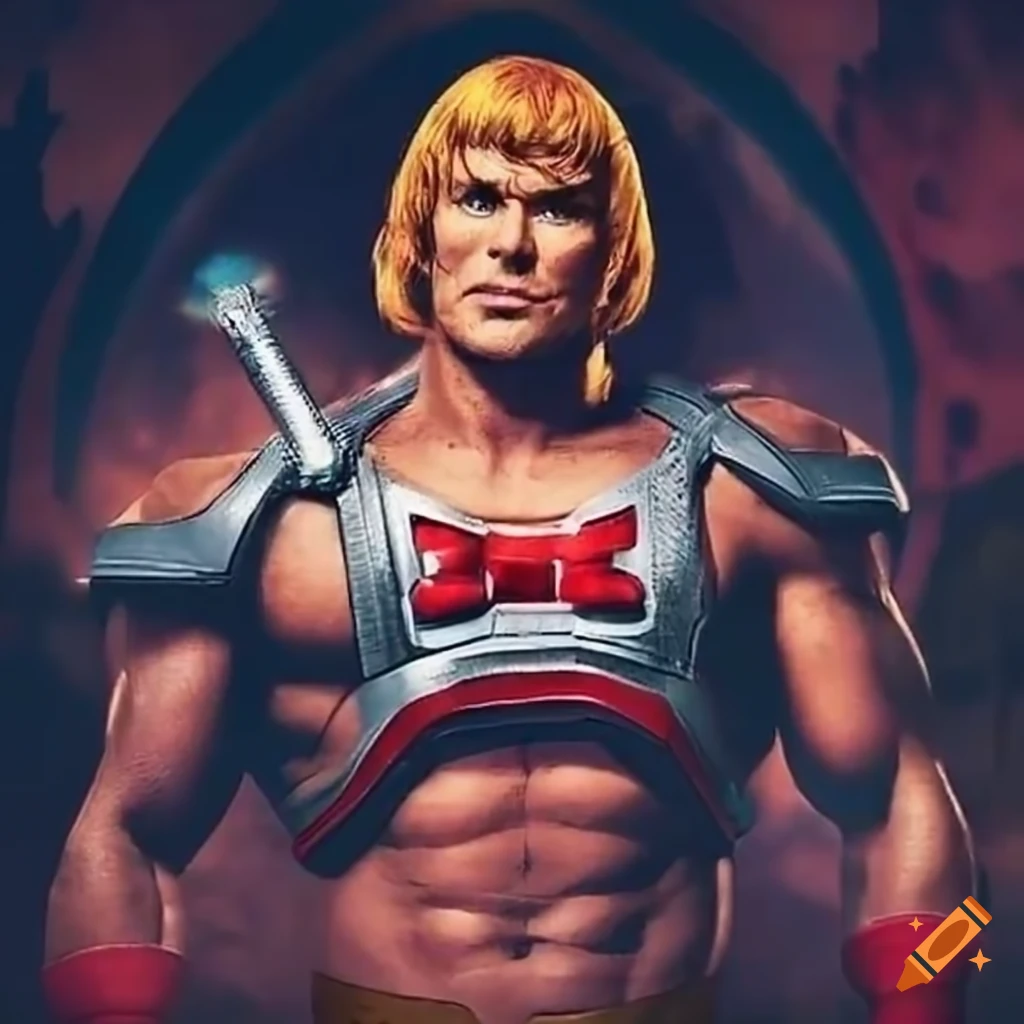 Fusion of lion-o and he-man combining similar features on Craiyon