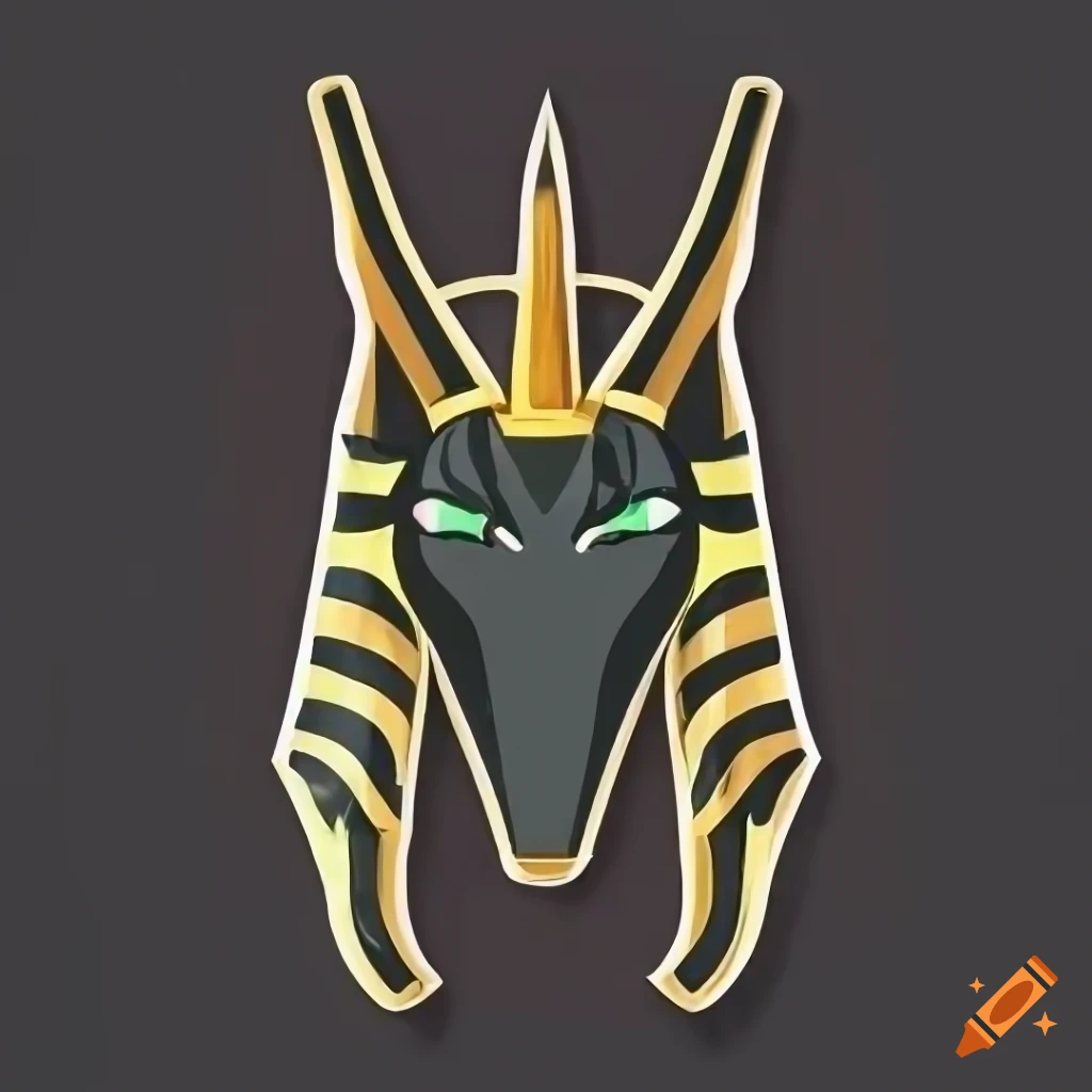 Anubis logo design on Craiyon