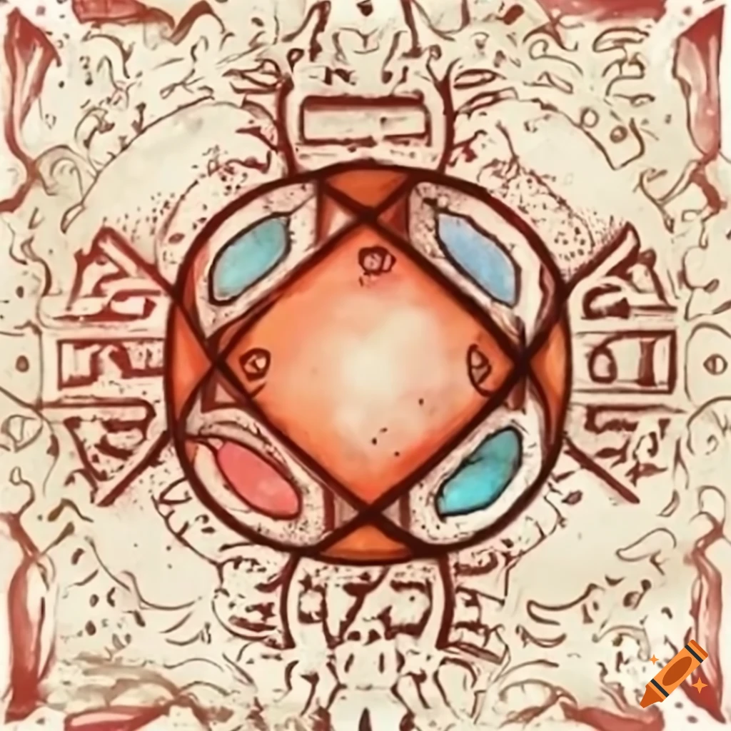 Runic symbol for time on Craiyon