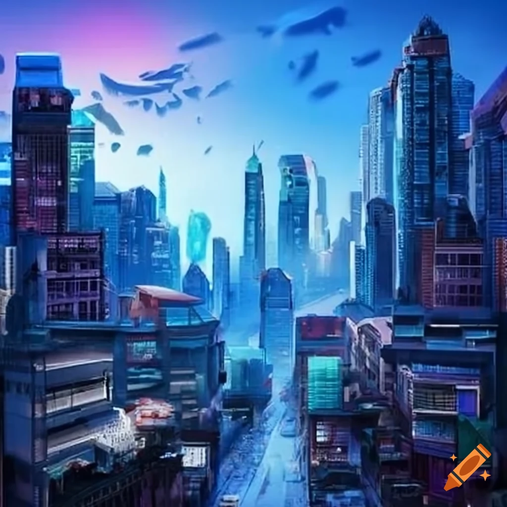 Vibrant cityscape of singapore on Craiyon