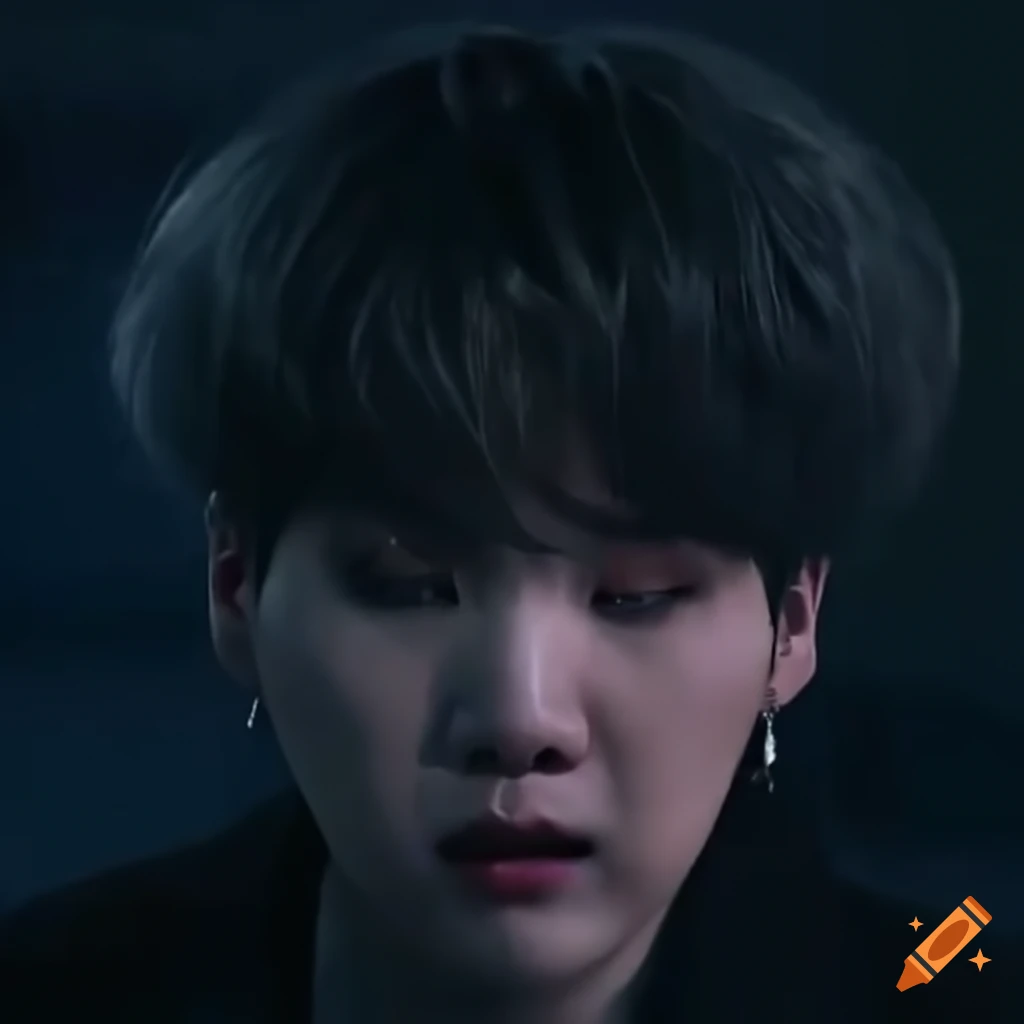 Suga from bts crying