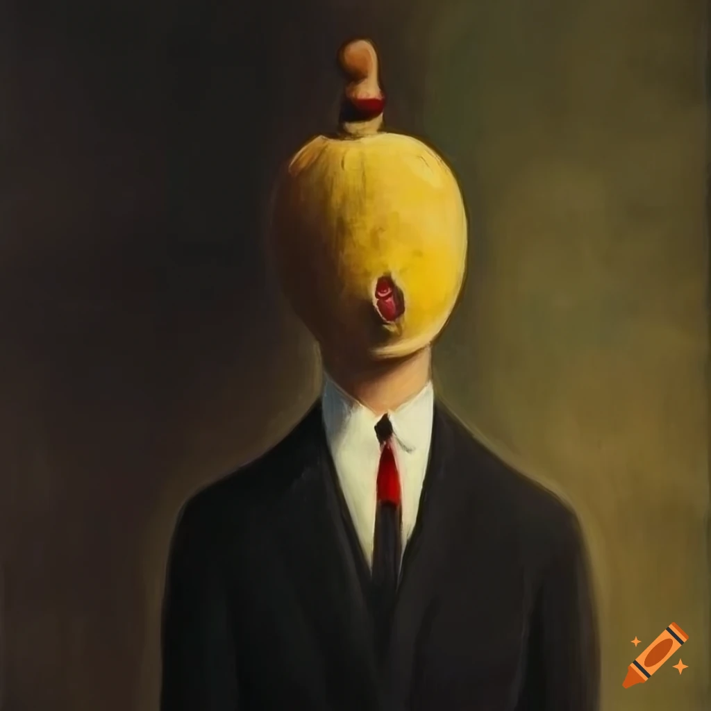 Surrealist artwork inspired by rené magritte on Craiyon