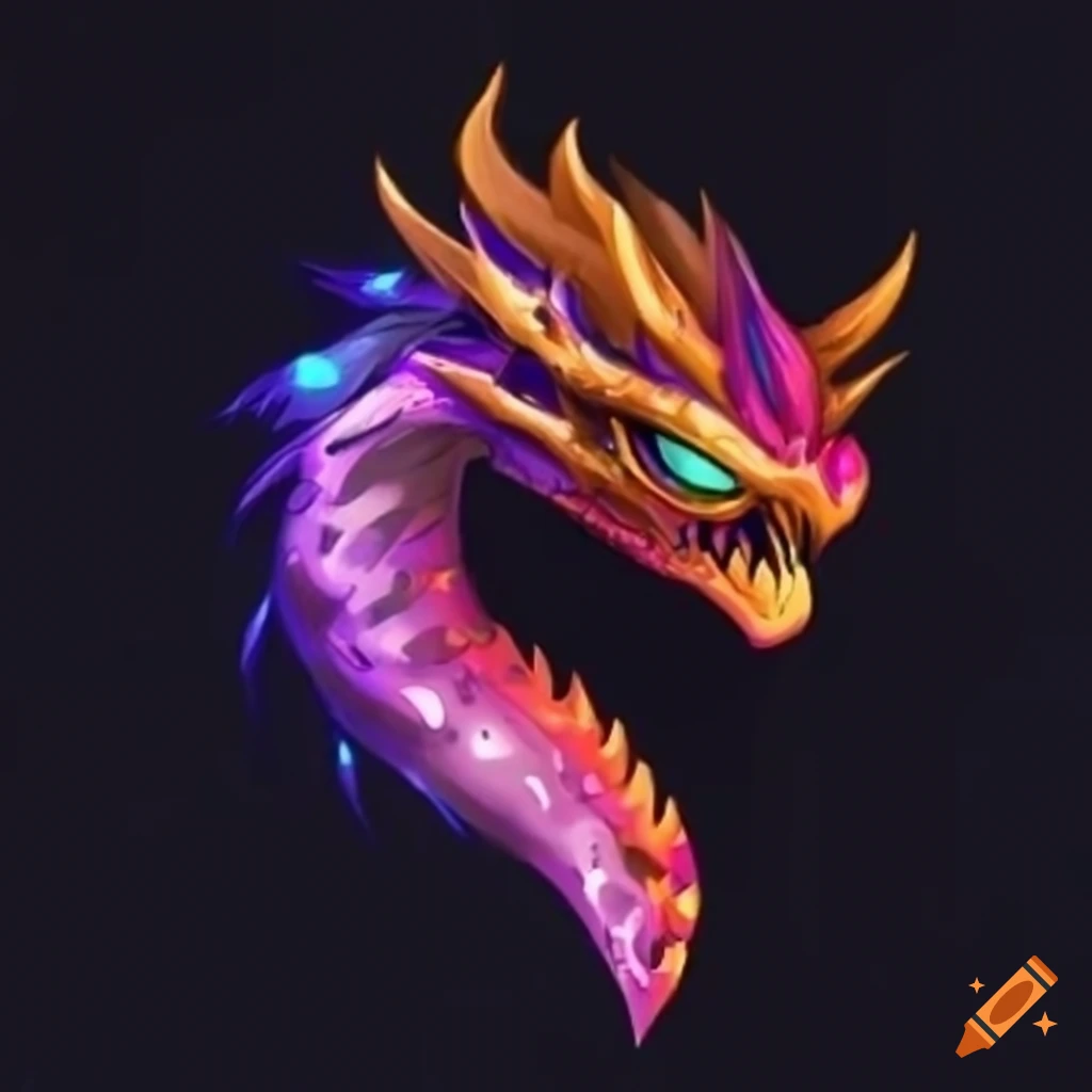 Mythical japanese cloud dragon illustration on Craiyon