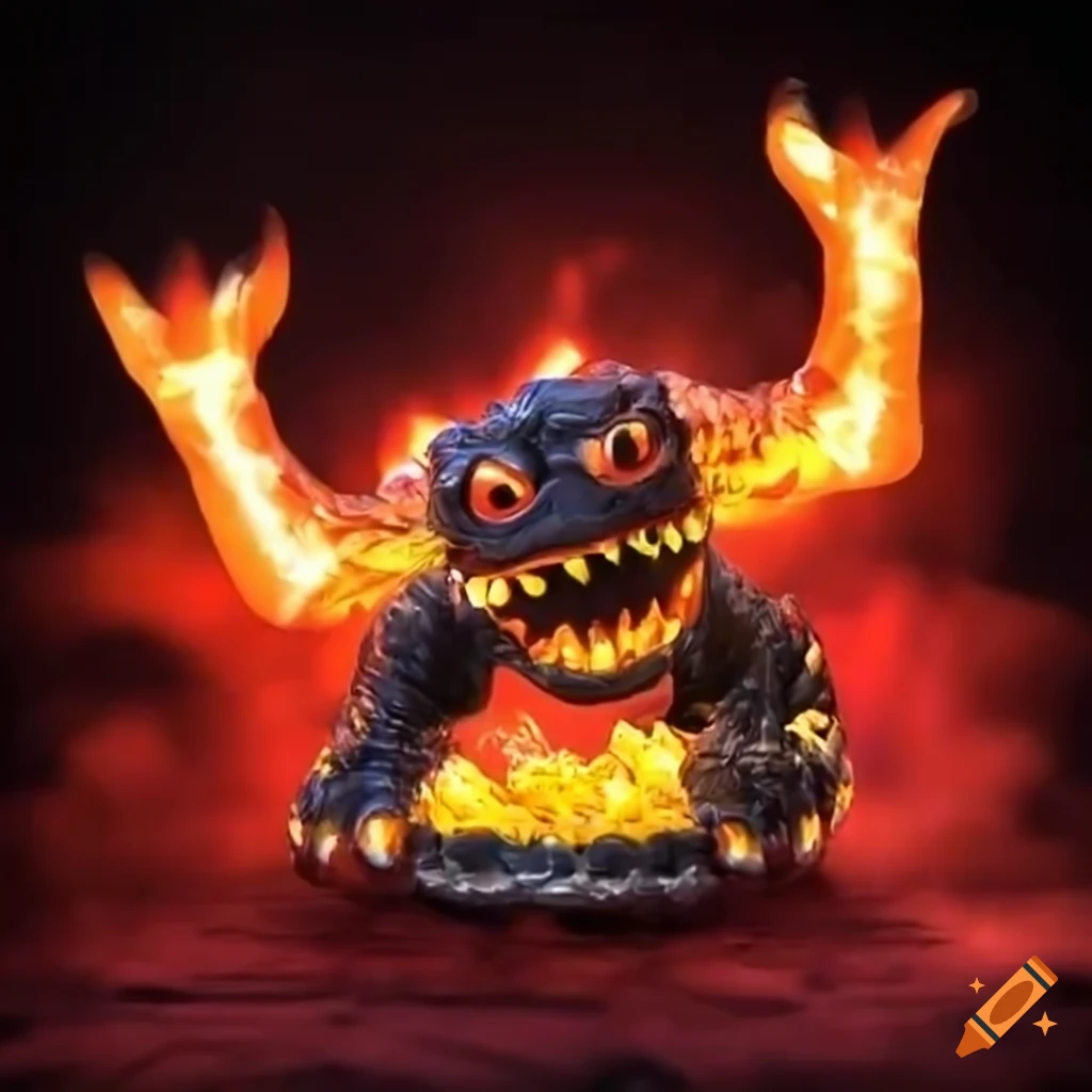 Skylanders eruptor figure on Craiyon