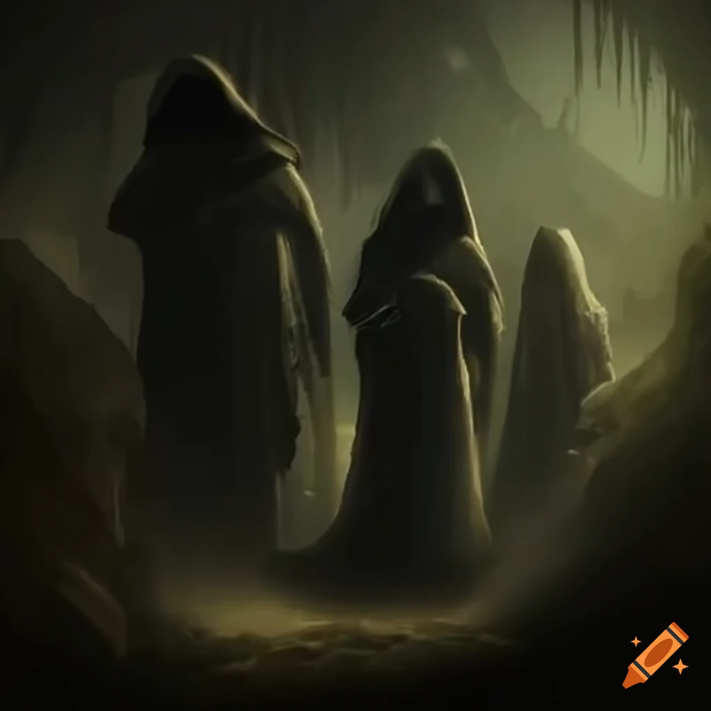 Woman escaping from a cave in a horror survival game on Craiyon