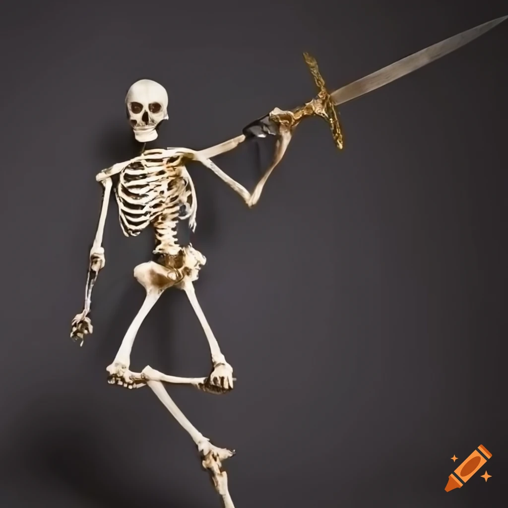 Skeleton wielding a sword