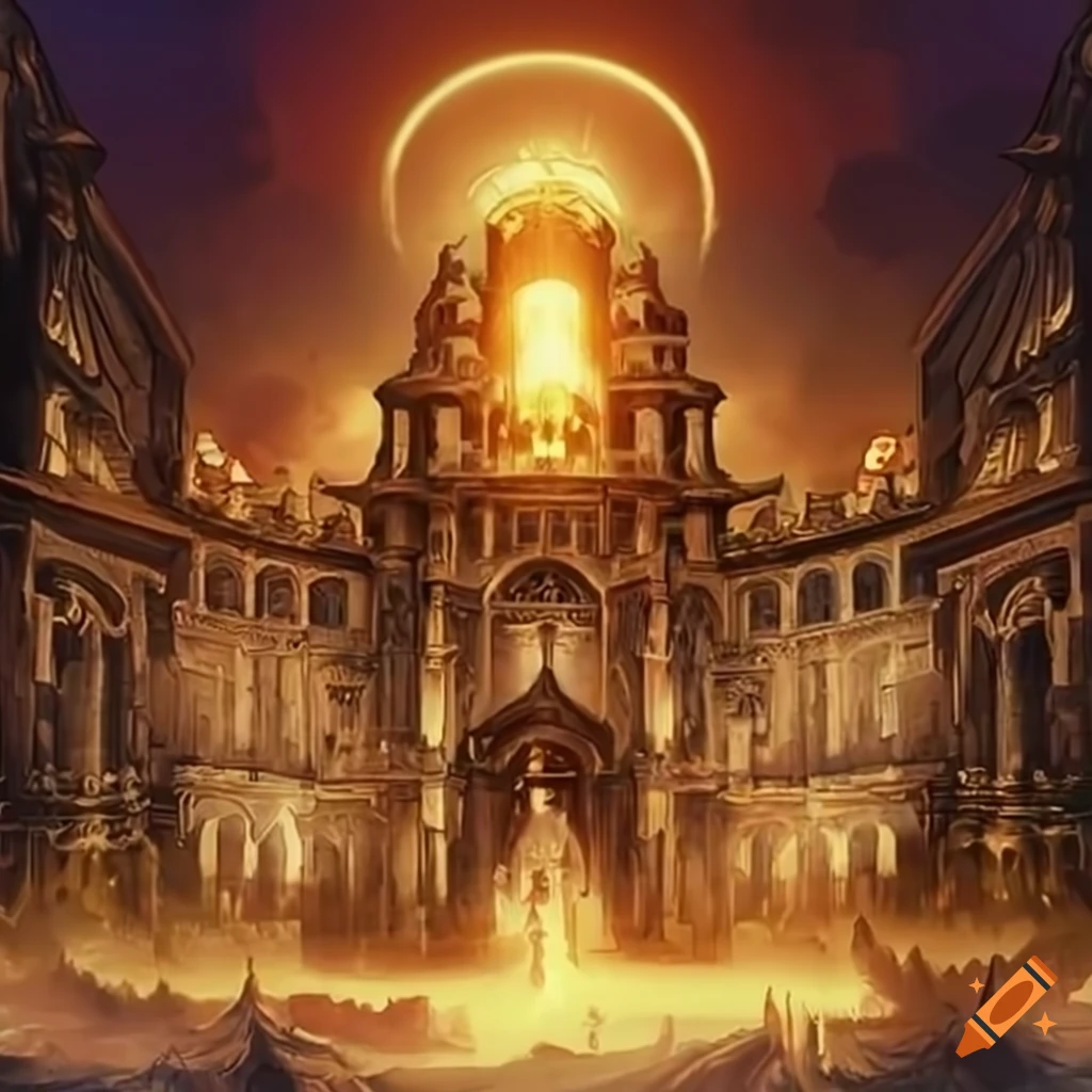 Fantasy architecture inspired by greek mythology on Craiyon