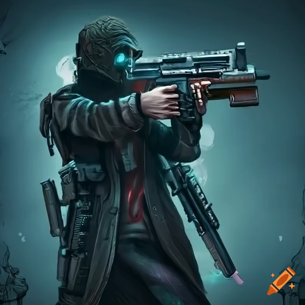 Guns images created on Craiyon