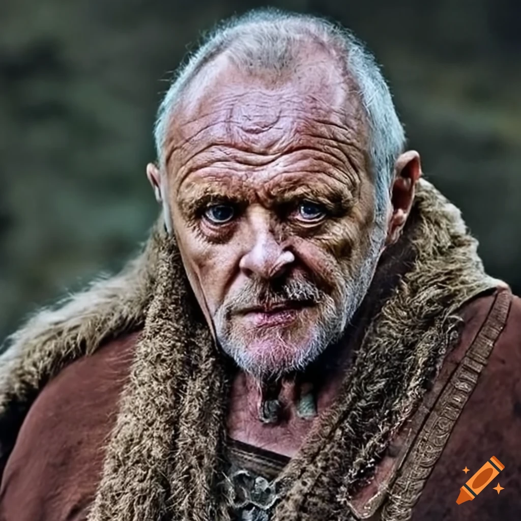 Image of anthony hopkins as a viking on Craiyon