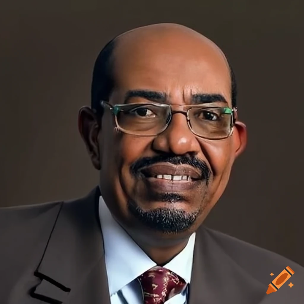Portrait of Omar al-Bashir on Craiyon