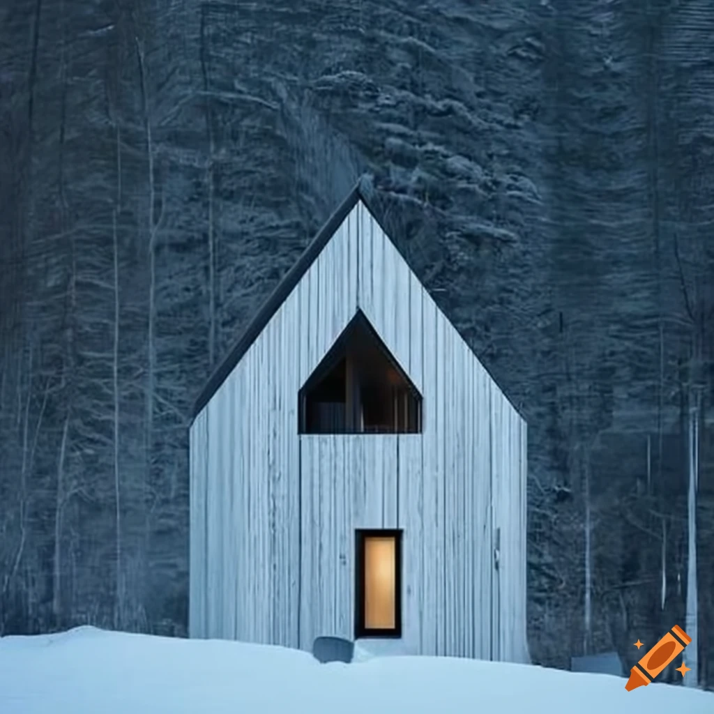 Norwegian nordic minimalism cabin architecture