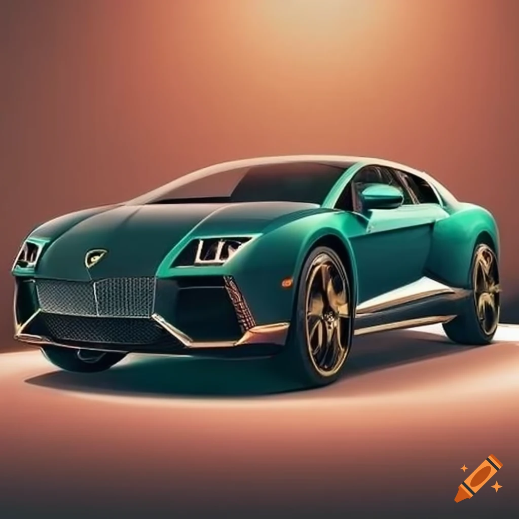 Luxury car concept combining lamborghini and bentley on Craiyon