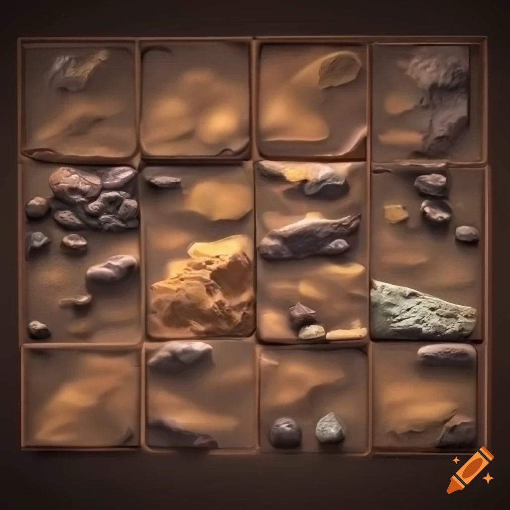 Aerial view of dirt ground on Craiyon