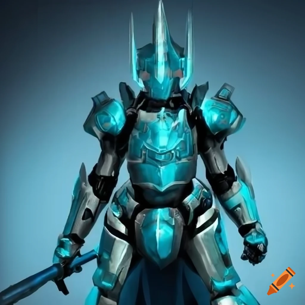 Spectral majestic armor on Craiyon
