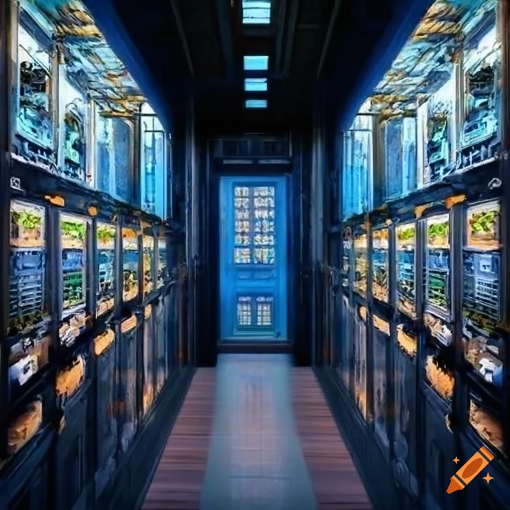 Symmetrical hypergeometric it image featuring a meticulously arranged ...