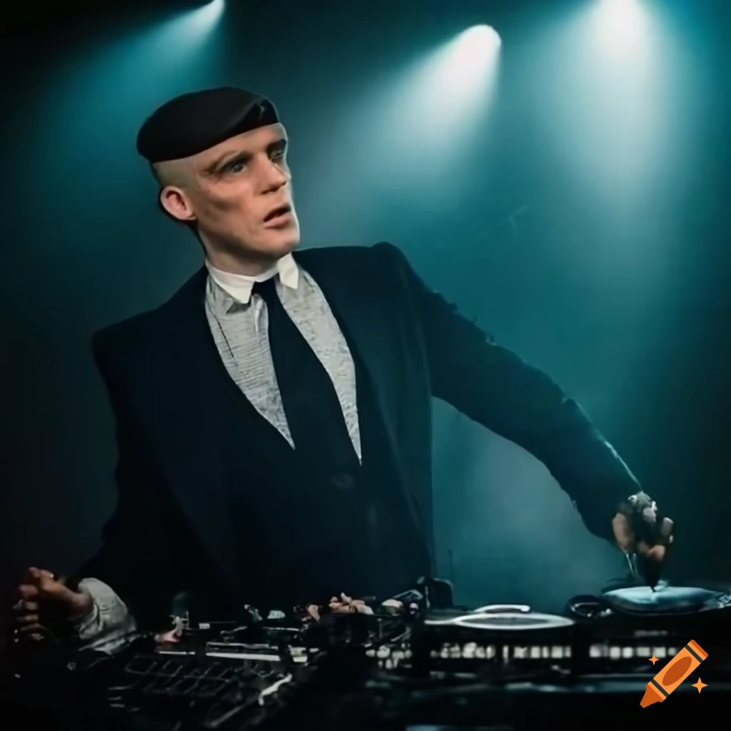 Voldemort at a party using a dj machine on Craiyon