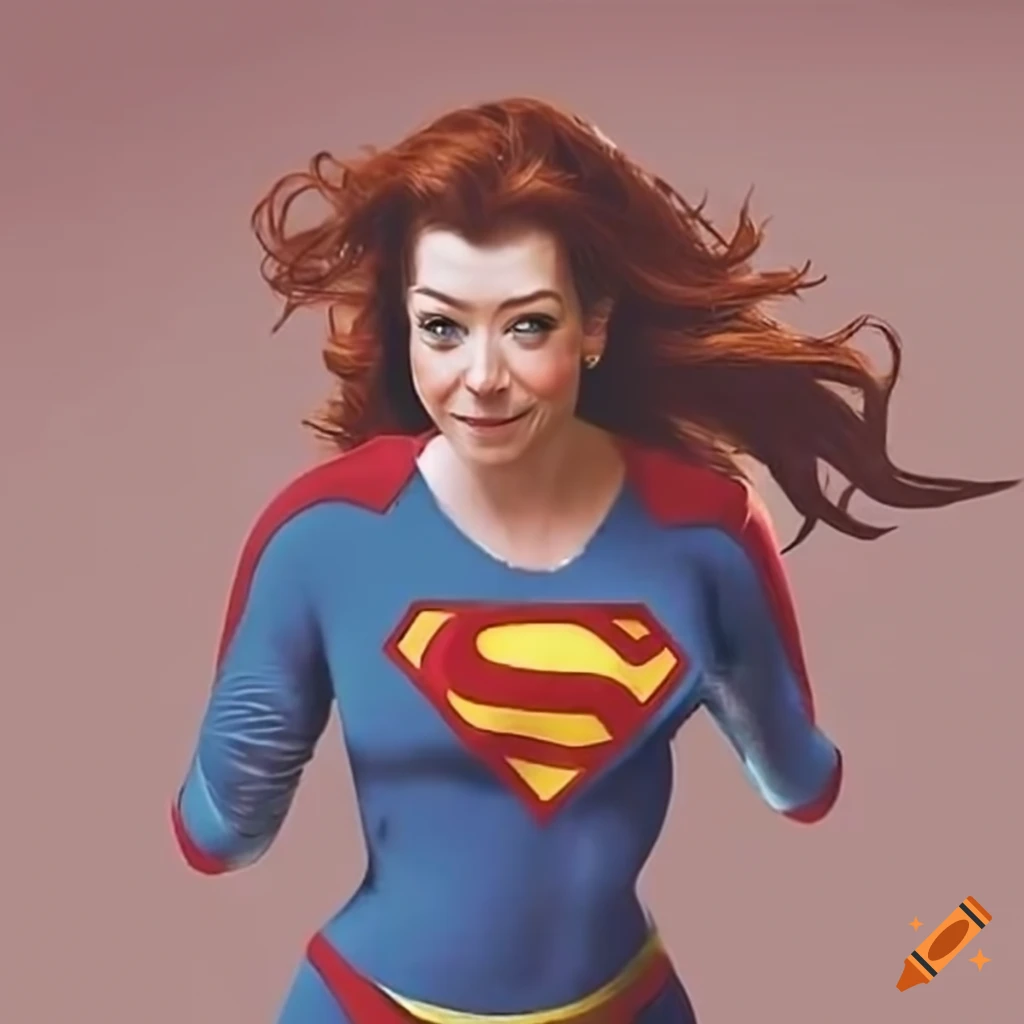 Portrait of actress alyson hannigan on Craiyon
