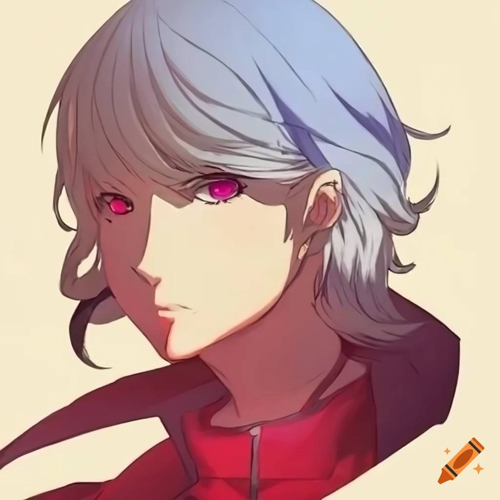 Artwork of a human with a horse head in persona 4 style on Craiyon