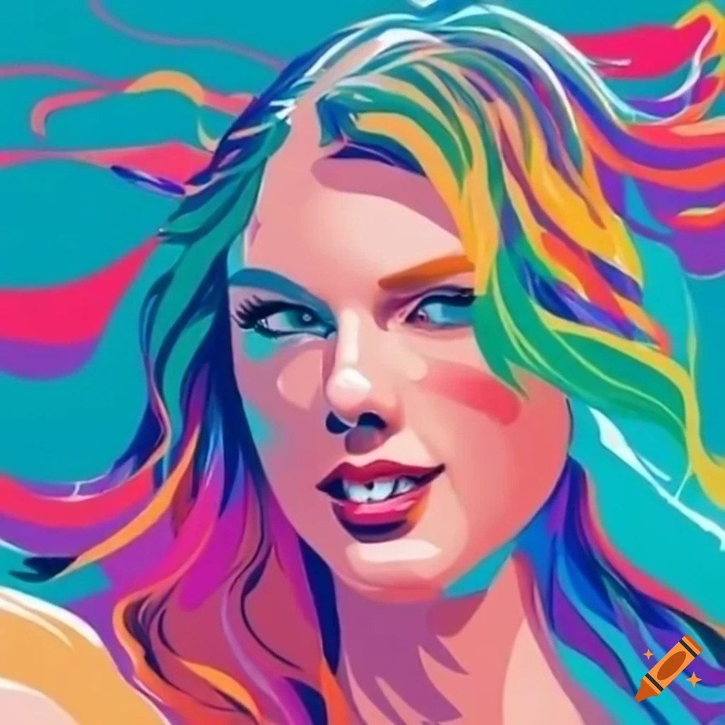 Taylor swift surfing and smiling at the beach