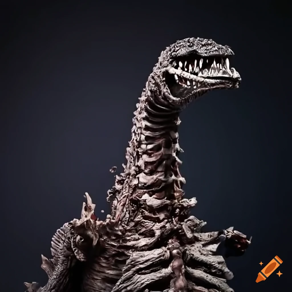 Chinese dragon variation inspired by godzilla on Craiyon