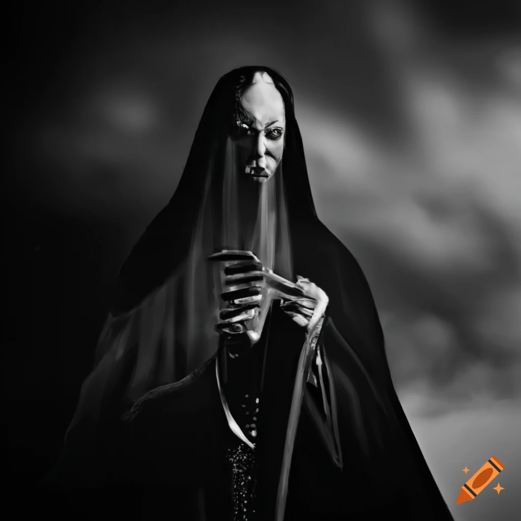 Bat god in a cave temple in an 1980s dark fantasy setting on Craiyon