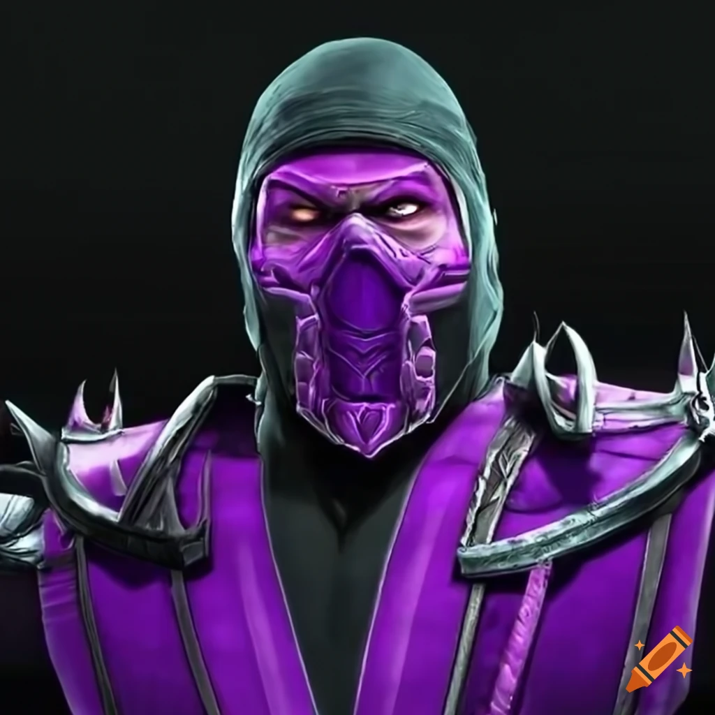 Purple warrior with a third eye in mortal kombat
