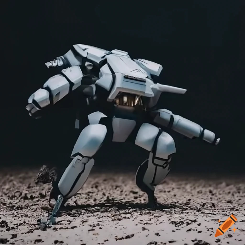 Bear mech on Craiyon