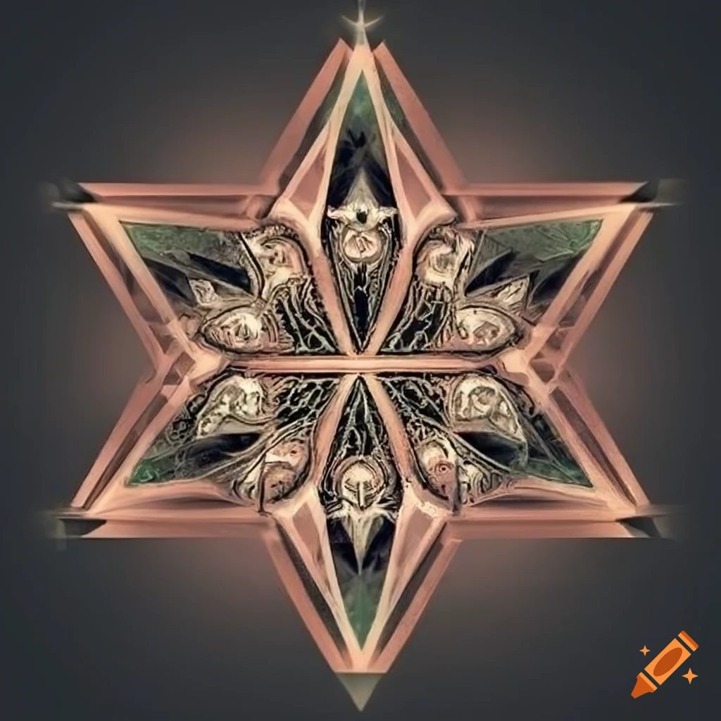 Star of david symbol on Craiyon