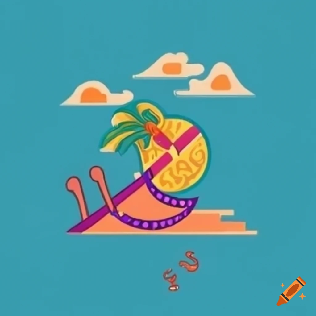 Stylish Logo Representing Beach Life stylish-logo-representing-beach-life
