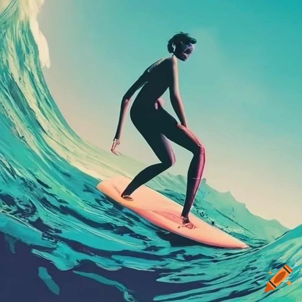 Image of a chilled surfer