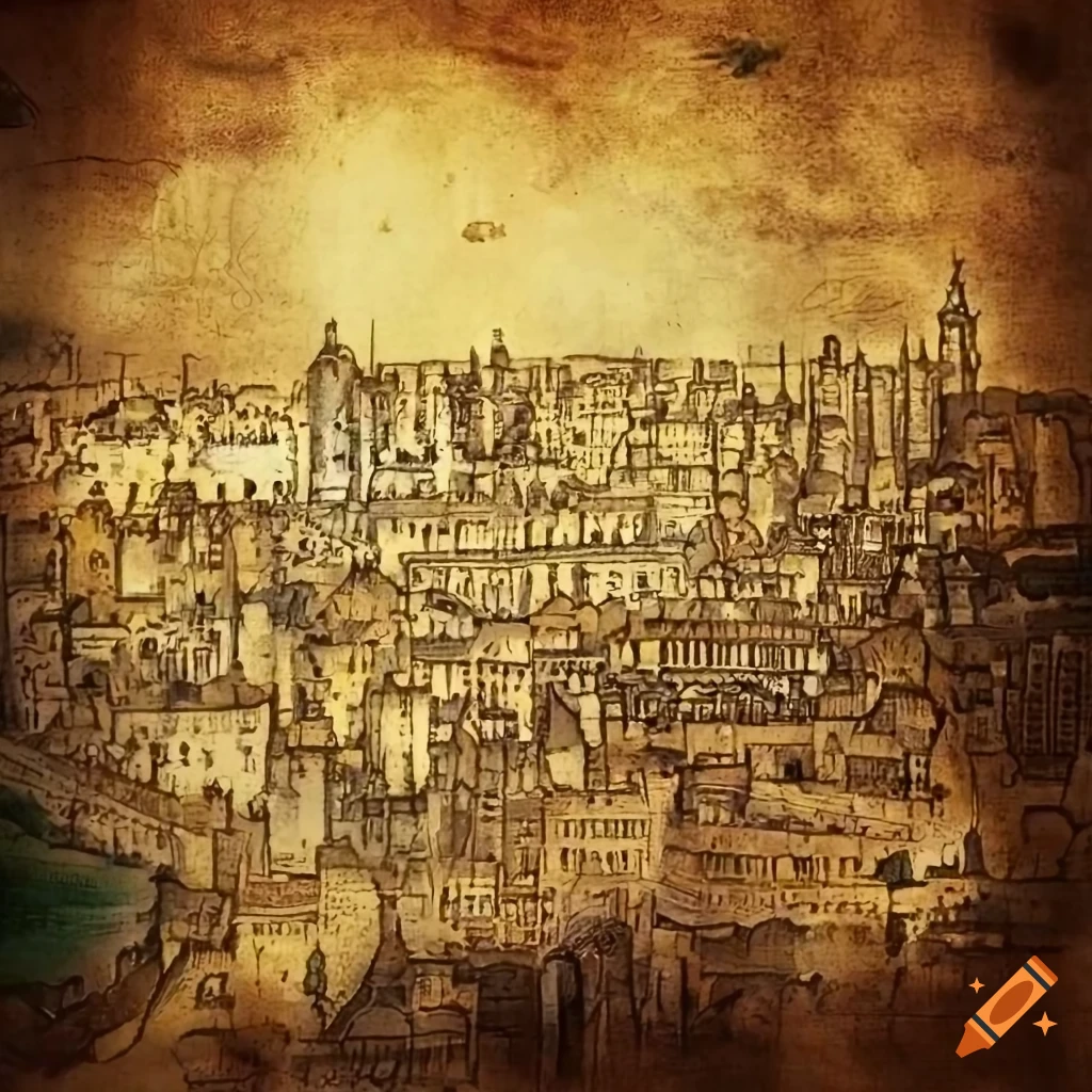 Ww1 city map on Craiyon