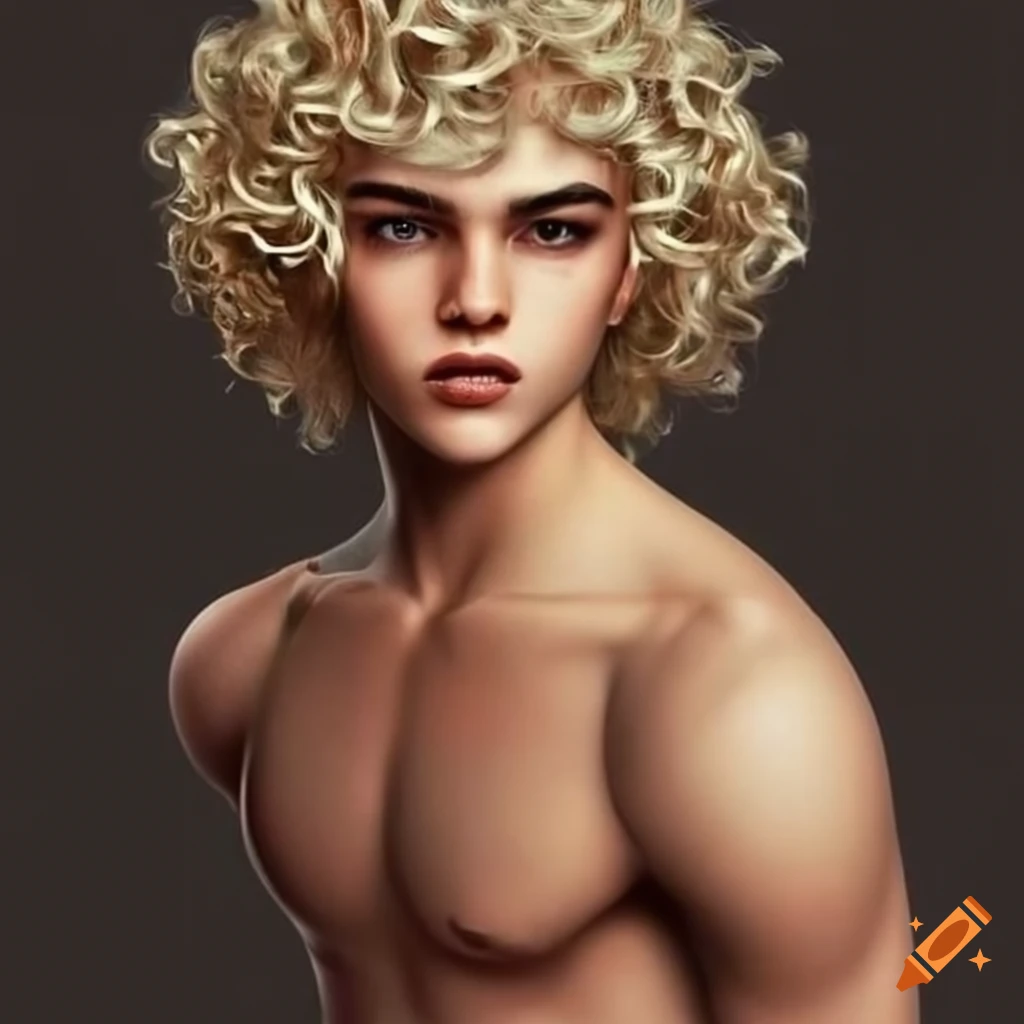 Image Of A Male Fae With Curly Blonde Hair On Craiyon image-of-a-male-fae-with-curly-blonde-hair-on-craiyon
