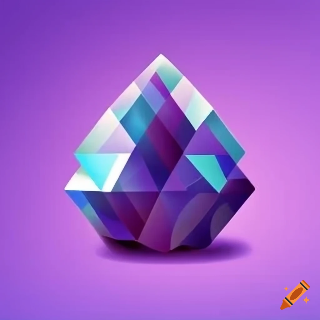 Crystal icon design on Craiyon