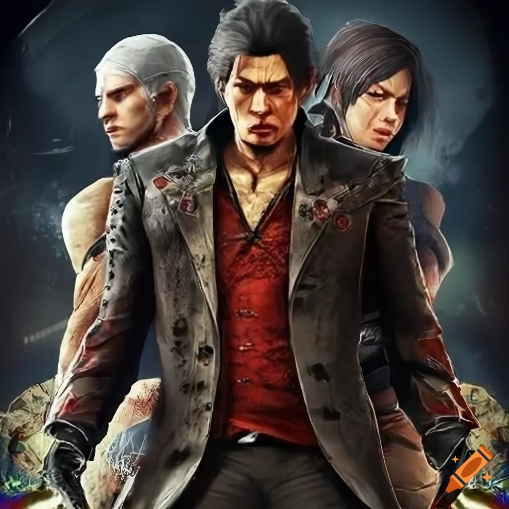 Collage of popular video game cover art on Craiyon