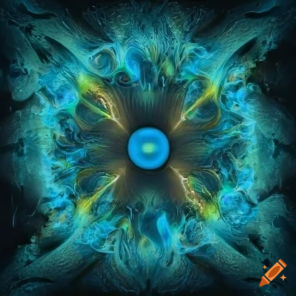 Abstract Artwork Depicting Flowing Magic