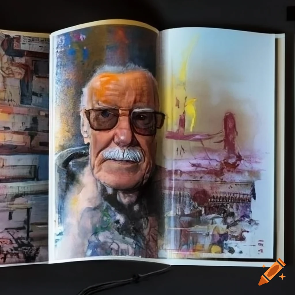 Vibrant comic book cover by Bill Sienkiewicz on Craiyon