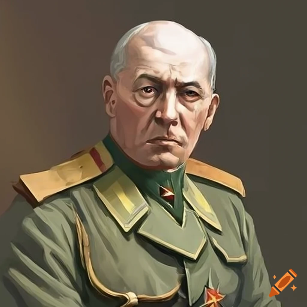 Image of a soviet soldier named kosovich on Craiyon