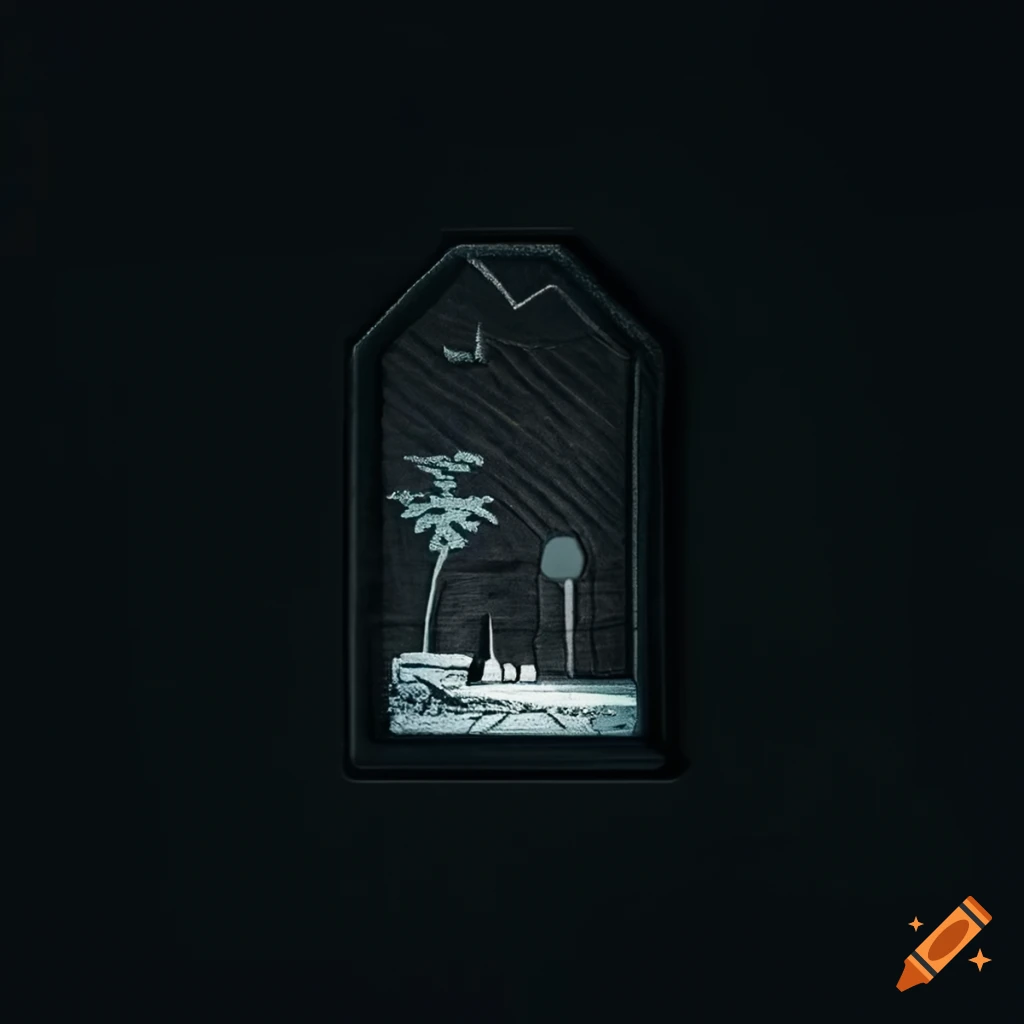 Minimalist architecture patch design on Craiyon