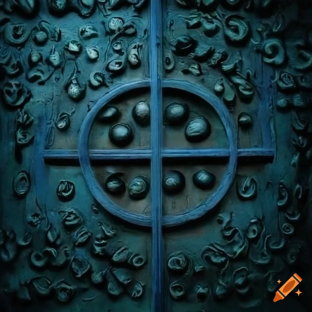 A mystical divination charm casting mat on Craiyon