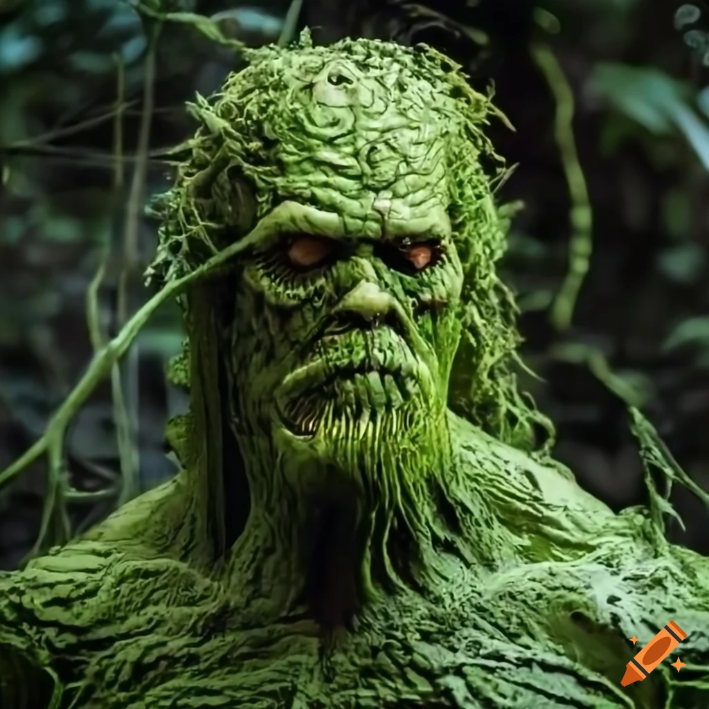 Artistic depiction of a combination of swamp thing and slimer from ...