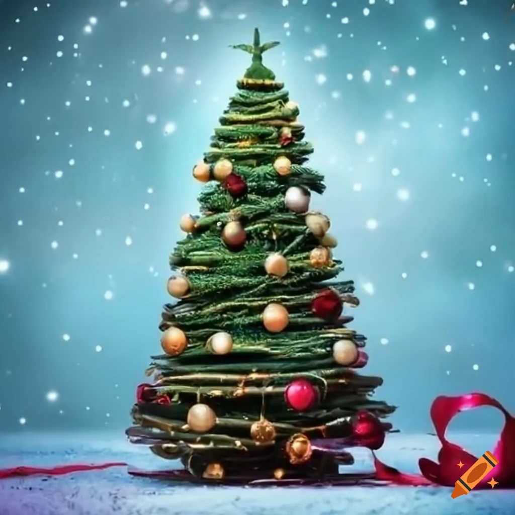 Christmas tree on Craiyon