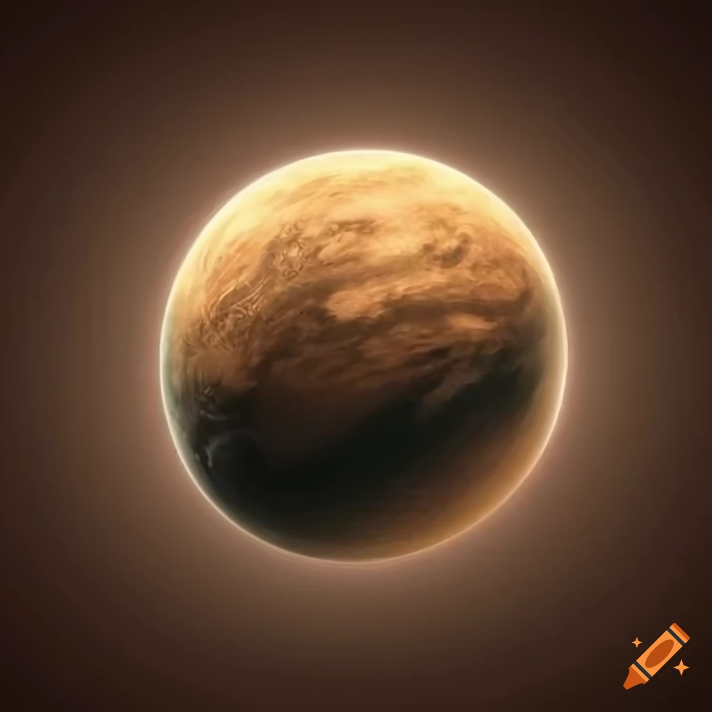 Shattered planet on Craiyon